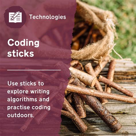 Coding Sticks Outdoor Lesson Idea By Learning Through Landscapes