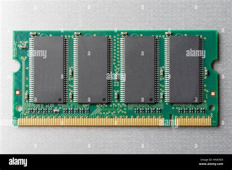 Closeup Details Of Computer Memory RAM Stock Photo Alamy