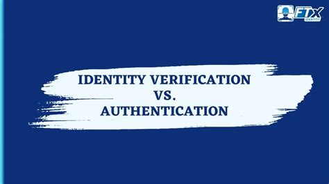 Ppt Identity Verification Vs Authentication Key Differences Powerpoint Presentation Id