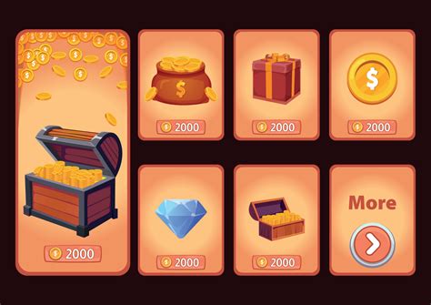 mobile game store user interface ui ux 14493760 vector art at vecteezy