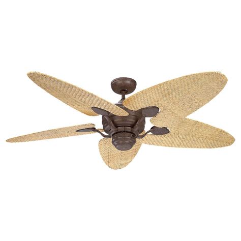 Woven Banana Leaf Ceiling Fan Blades Shelly Lighting