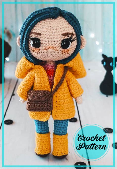 Lovely Crochet Coraline Doll Amigurumi Free Pattern Easy Free Crochet
