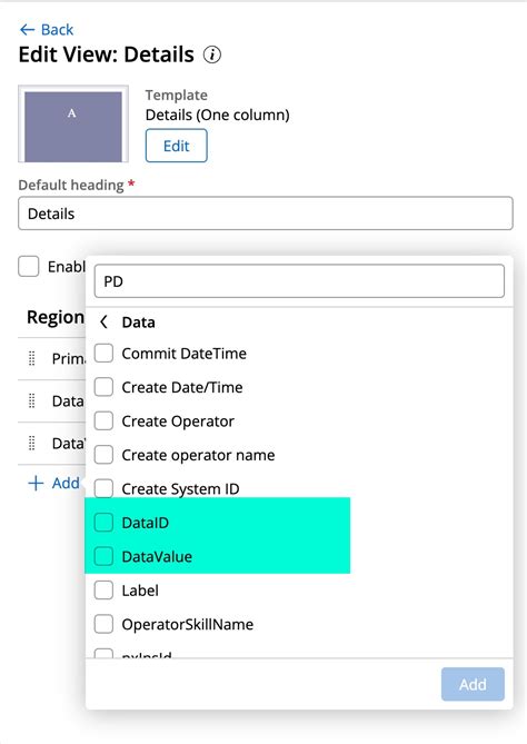 Fields Not Populating Under Views In App Studio Constellation User