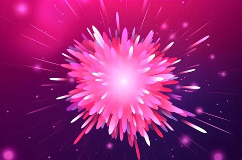 Premium Ai Image Pink Cartoon Comics Explosion