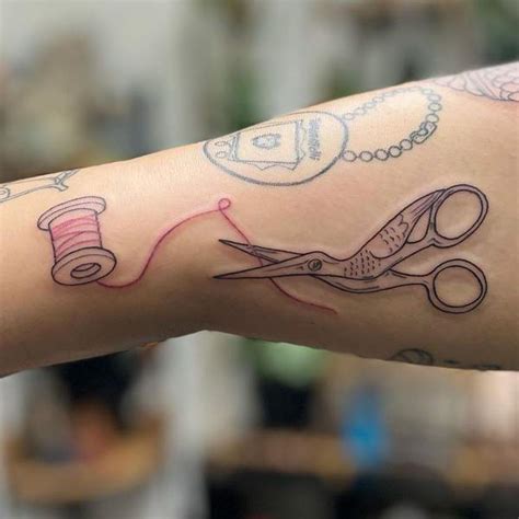 44 Progressive Scissor Tattoo Ideas To Show Courage