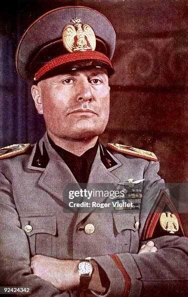 Italian Fascist Dictator Benito Mussolini 1940 Photo Dactualité