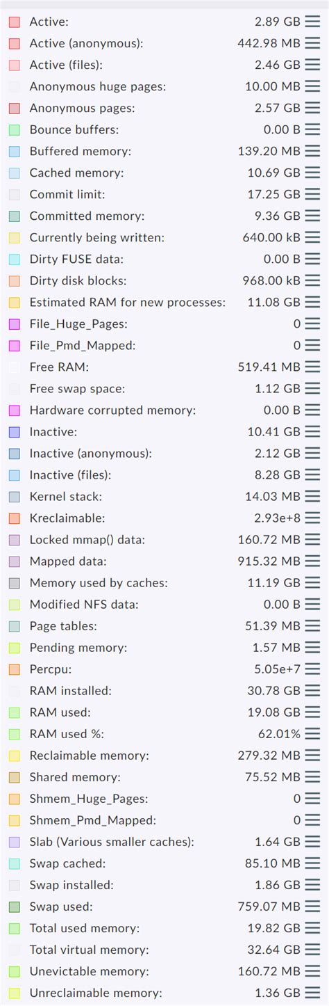 Real Memory Usage General Checkmk Community