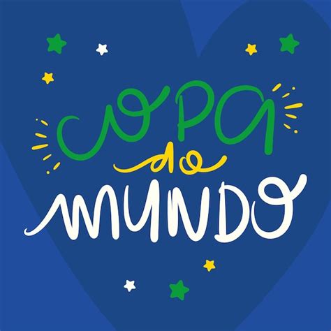 Premium Vector Championship Brazilian Portuguese Hand Lettering Calligraphy Vector