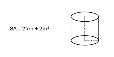 Surface Area Of A Cylinder Formulas And Examples Free Lesson