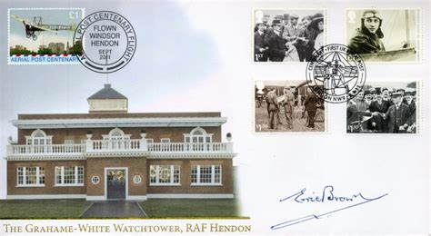 Sold Price Ww2 Captain Eric Winkle Brown Signed The Grahame White Watchtower Raf Hendon