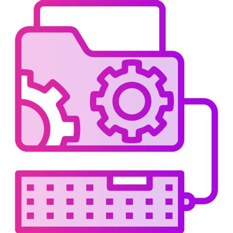 Processing Generic Gradient Lineal Color Icon