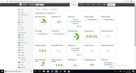 Implémentation Hadoop Datalake Configuration Hdp Global Information