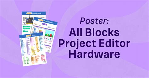Poster All Blocks Project Editor Hardware Scratch Foundation