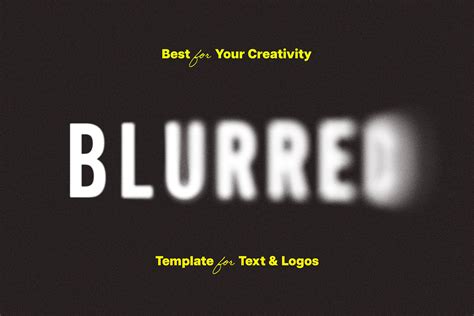 Blurred Text Effect Layer Styles ~ Creative Market
