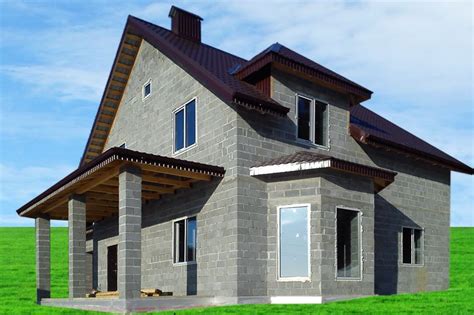 Дома из керамзитобетонных блоков под ключ Саратов