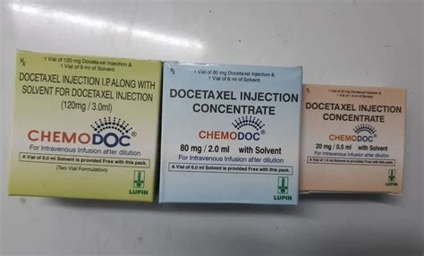 Docetaxel Injection 120mg 80 Mg At ₹ 4200 Vial In Mumbai Id 24285367688