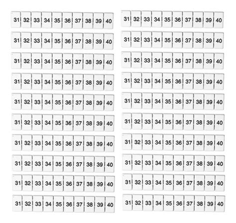 Terminal Block Marker Strip 100pcs Blocks Labels Marking Mercadolivre