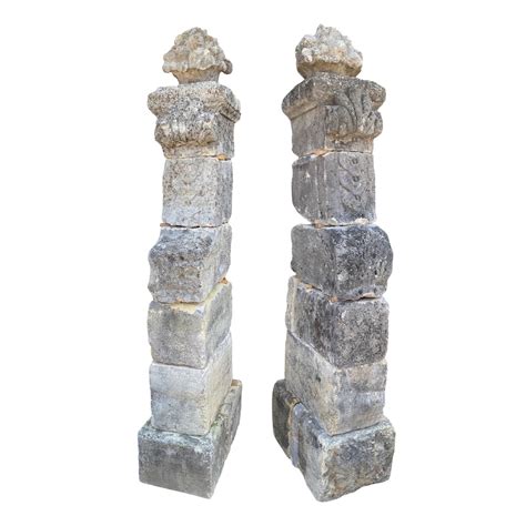 French Limestone Columns For Sale At 1stdibs Limestone Pillars