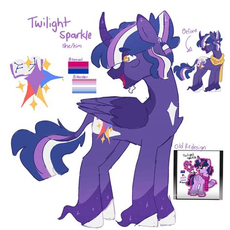 Twilight Sparkle Redesign And Headcanons By Gumba1ls On Deviantart