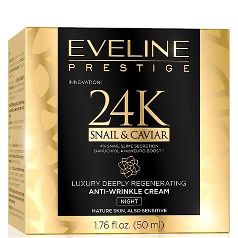 Eveline K Snail Caviar Anti Wrinkle Night Cream Ml Glambeauty
