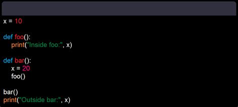 Static And Dynamic Scope