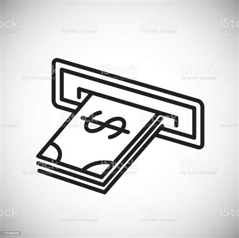 그래픽 및 웹 디자인 현대 간단한 벡터 기호에 대 한 흰색 바탕에 현금 달러 라인 아이콘입니다 인터넷 개념입니다 웹사이트 디자인 웹 버튼 또는 모바일 앱에 대 한 최신 유행