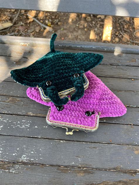 Pattern Stingray Coin Purse Pattern Etsy