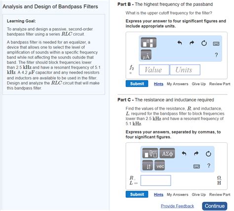 Solved To Analyze And Design A Passive Second Order