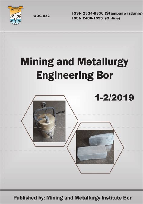 Pdf Evaluation Of The Sustainable Development Benefits In The Serbian Mining Companies