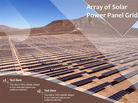 Array Of Solar Power Panel Grid Ppt Powerpoint Presentation File Good Pdf
