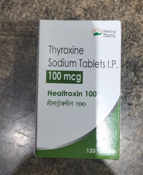 100mcg Healtroxin Thyroxine Tablet At ₹ 150bottle Thyroxine Sodium Tablets In Nagpur Id