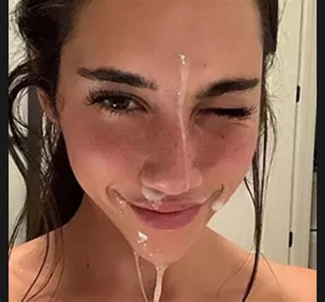 What Is The Name Of This Brunette Girl Smiling With Cum On Her Face