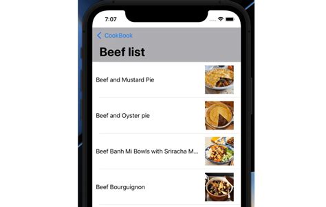 A Small Cookbook App Created With Uikit Using The Mealdb Api