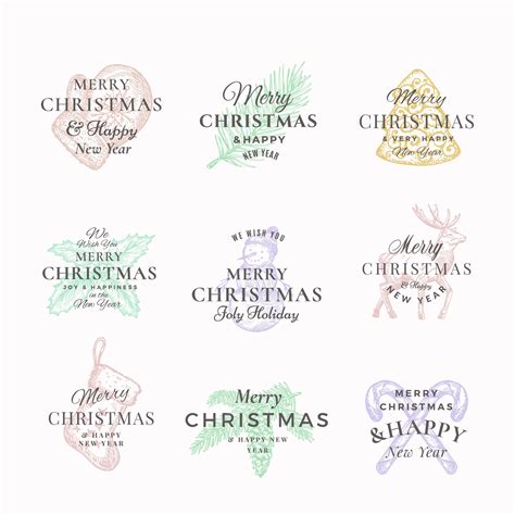 Premium Vector Classy Merry Christmas And Happy New Year Abstract