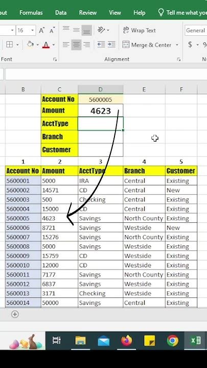 Vlookup In Ms Excel Vlookup Formula In Excel Viral Excel Shorts Cz Tutorial Youtube