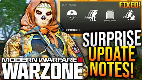 Whosimmortal Warzone Surprise Update Patch Notes Big Weapon Updates