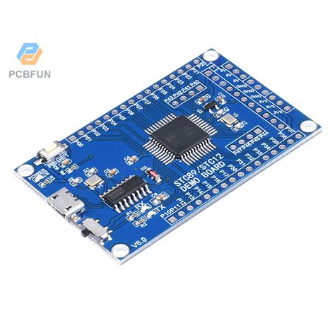 Pcbfun Stc89c52rc Core Board Development Board 51 Microcontroller Learning Board Minimum System