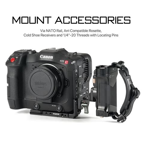 Camera Cage With Nato Rail Nitze Camera Cage For Canon Eos C70 With
