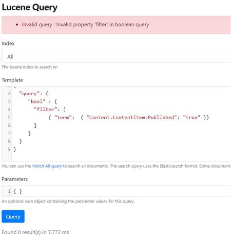 Lucene Queries Documentation · Issue 3550 · Orchardcmsorchardcore