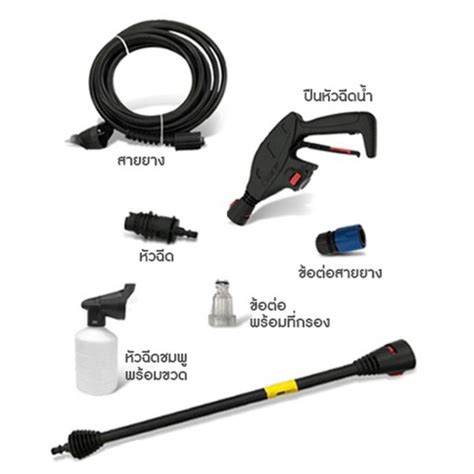 Hyundai Depression Iii เครื่องฉีดน้ำแรงดันสูง 120 บาร์ 220vรับประกัน