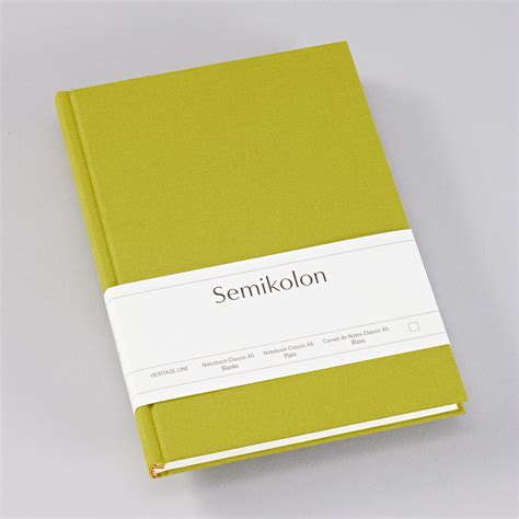 Notebook Classic A5 Plain Matcha At Semikolon
