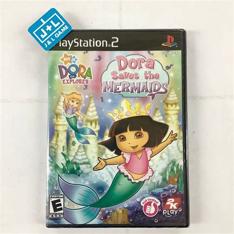 Dora The Explorer Dora Saves The Mermaids Ps2 Playstation 2 Jandl Game