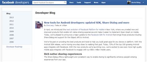 Facebook Updates Android Sdk Provides Developers With Streamlined Sharing Dialog New Login Ui
