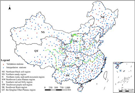 Figure 1 From Spatial Distribution And Temporal Trends Of Rainfall Erosivity In Mainland China