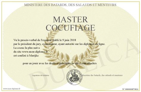Master Cocufiage