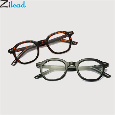 Zilead Retro Leopard Print Reading Glasses Resin Lens Presbyopia