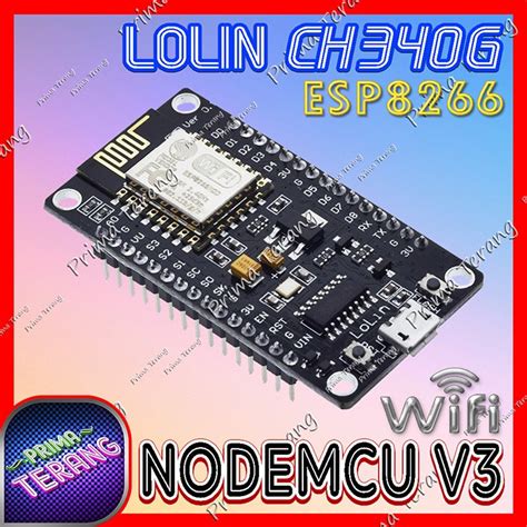 Jual Wireless Nodemcu Lolin Esp Esp E V Lua Wifi Iot Esp Esp E Ch G Shopee Indonesia
