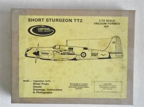 Contrail 172 Short Sturgeon Tt2 Vacform Model Kit