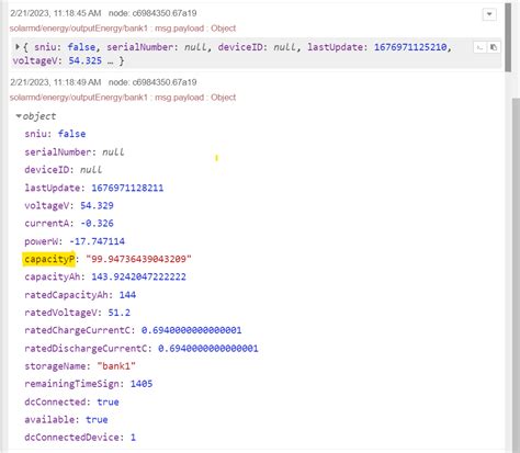how do extract specific topic from payload msg and display in a dial on