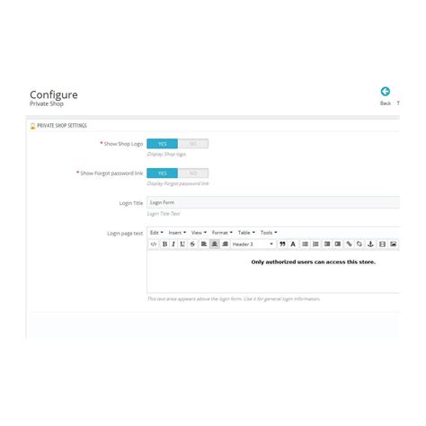 Private Shop PrestaShop Module For B B Logical IT PrestaShop Modules Store
